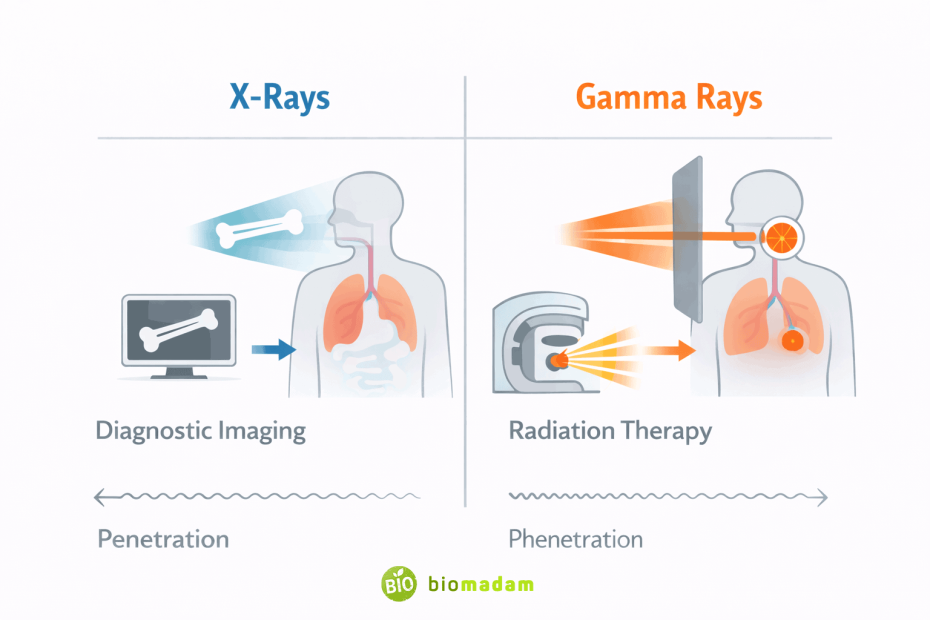 Difference Between X-Rays and Gamma Rays (Table & Uses)