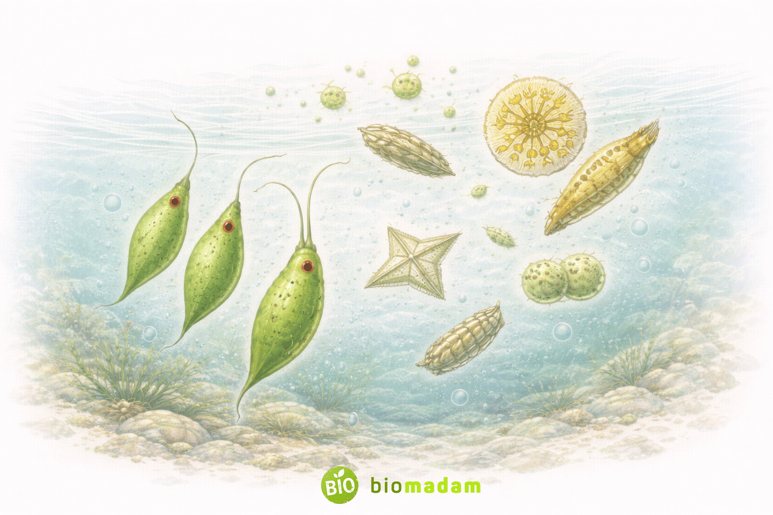 Types of Algae – Green, Brown, Red Algae with Examples