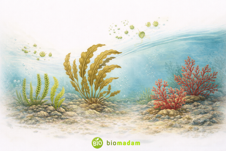 Types of Algae – Green, Brown, Red Algae with Examples
