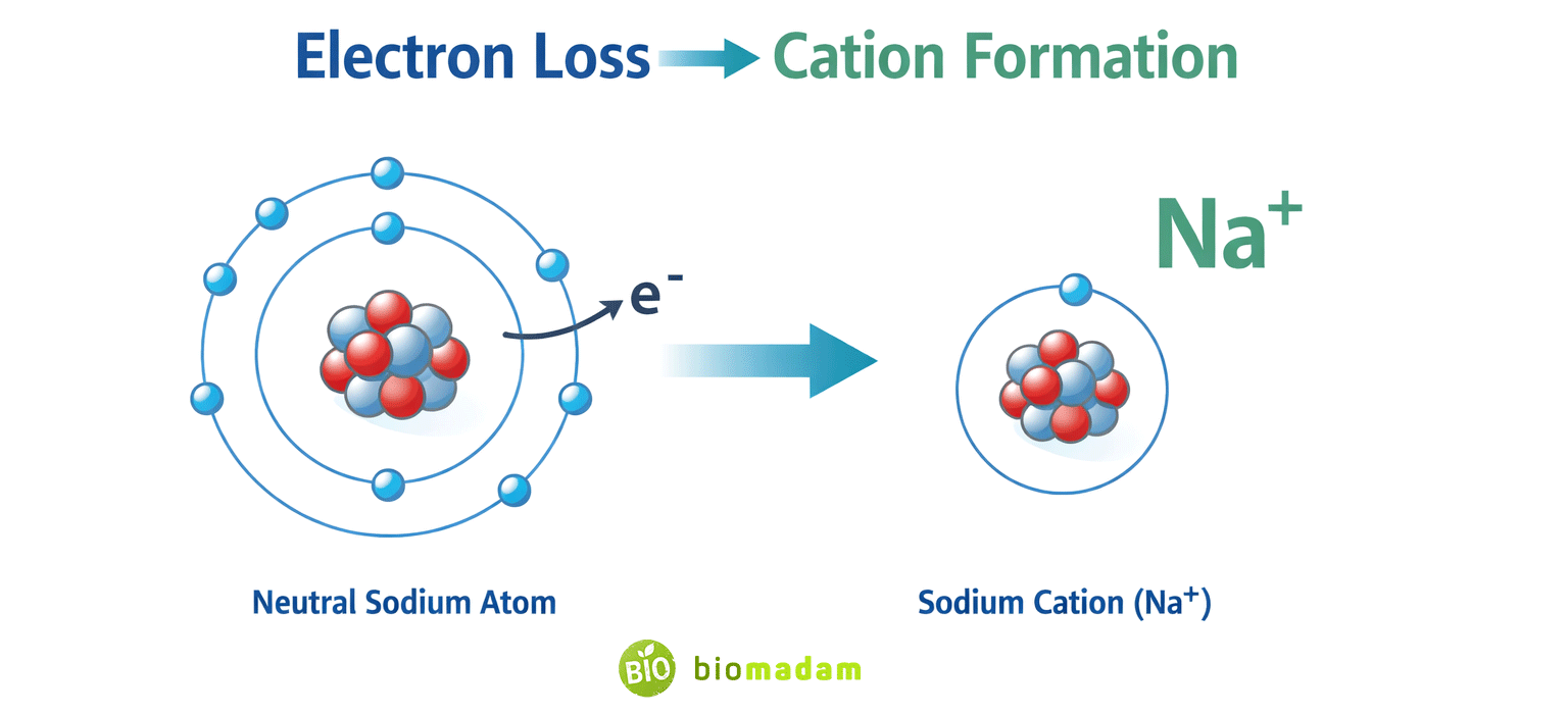 How Are Cations Formed? Electron Loss Explained with Examples